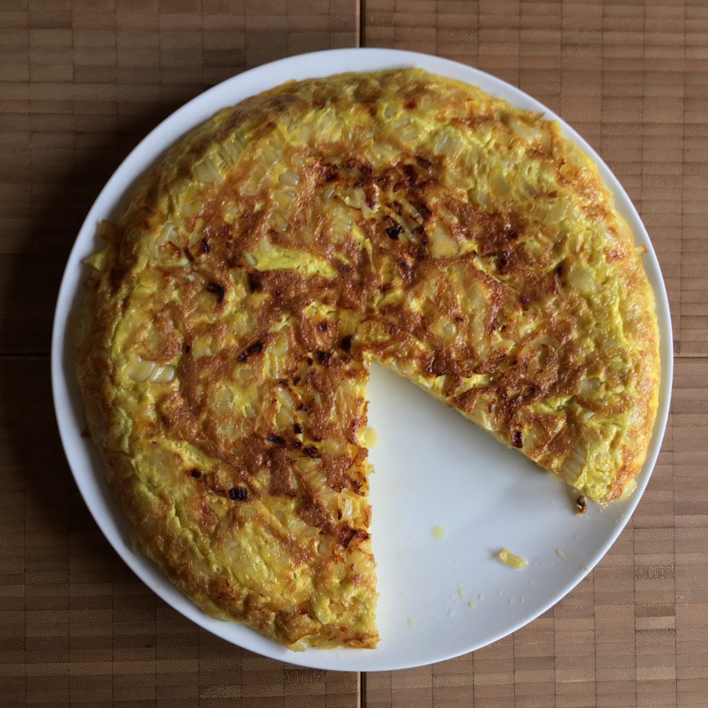 quick & dirty tortilla w/ potatoes or pasta – beyond my kitchen