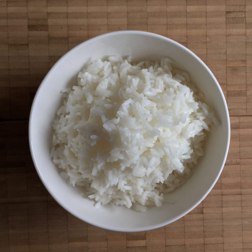 white, red & green: some fish, some tomatoes, some spinach