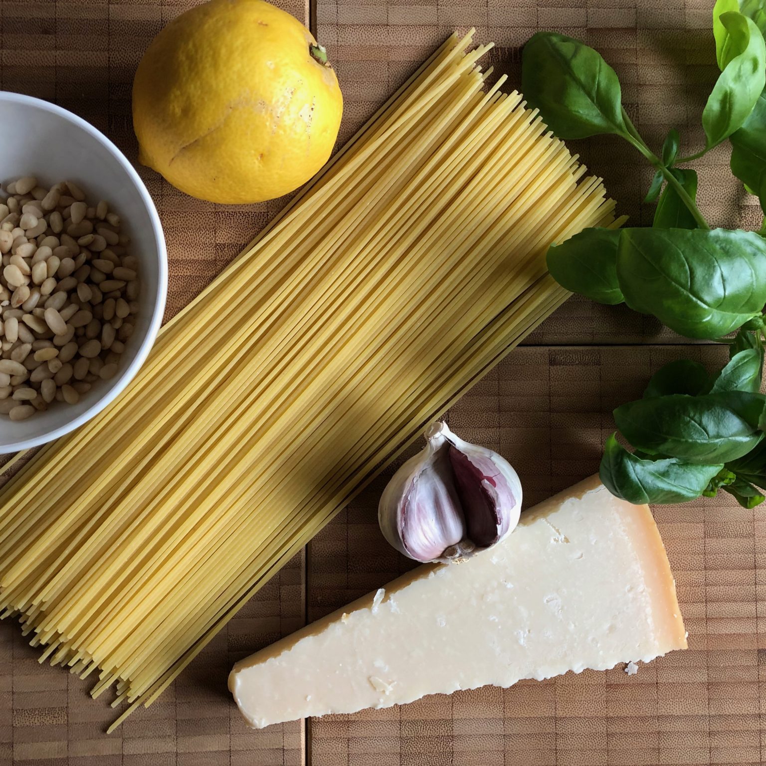 pasta & parmesan & pine nuts – beyond my kitchen