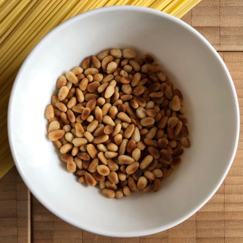 pasta & parmesan & pine nuts – beyond my kitchen